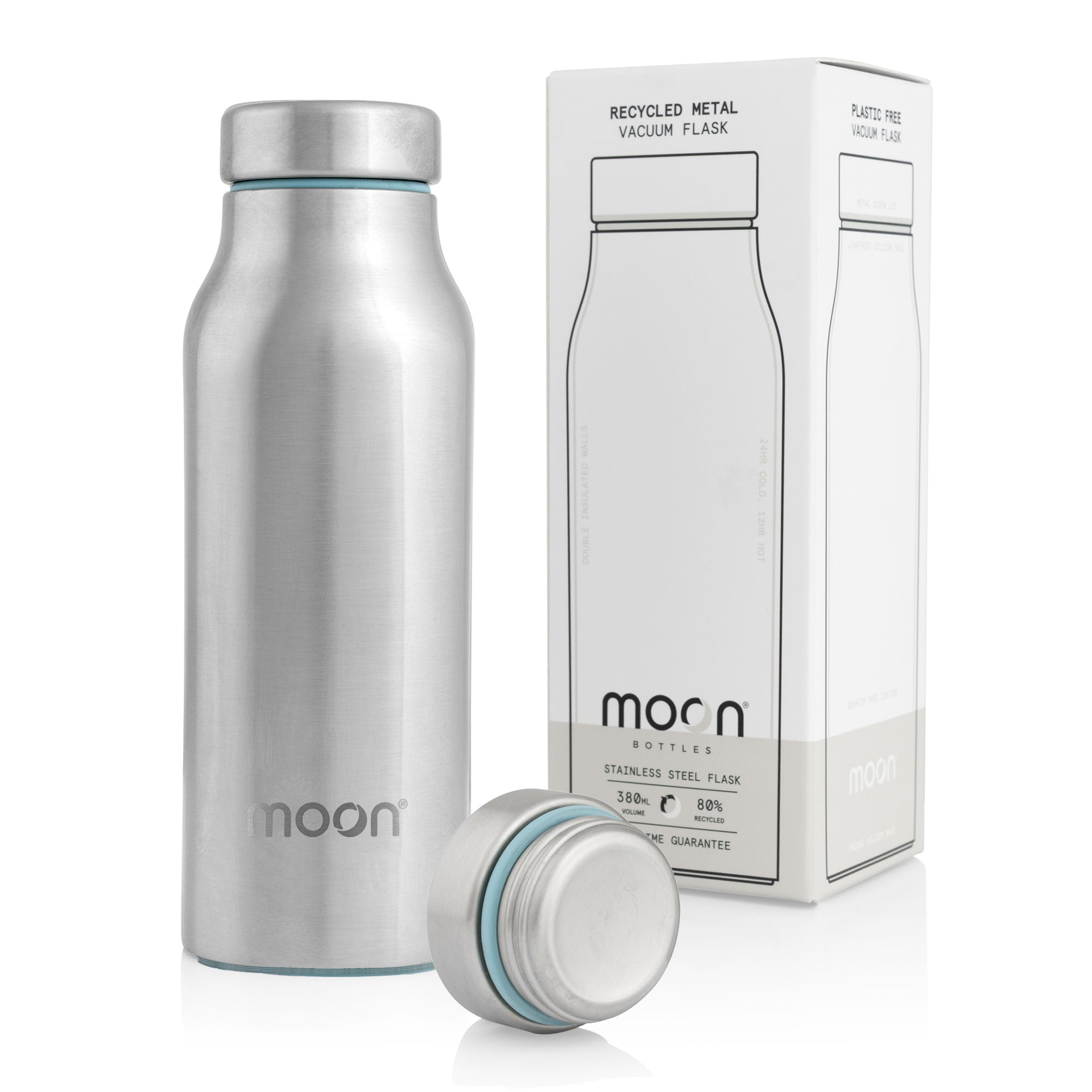 Recycled Metal Flasks - Small Vacuum Bottle - Thermal Water Flask ...