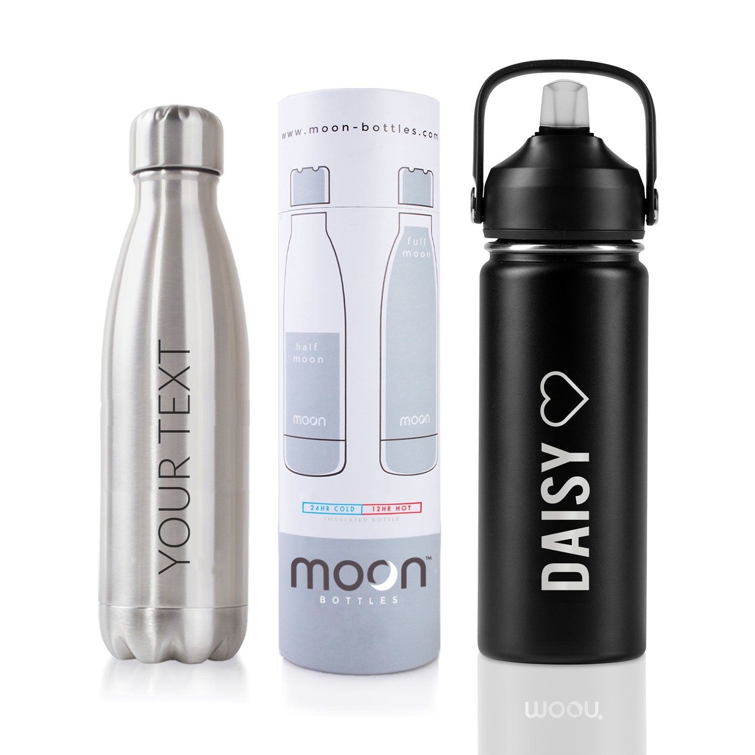 Personalised Water Bottles UK | Custom Stainless Steel Drink Bottle ...