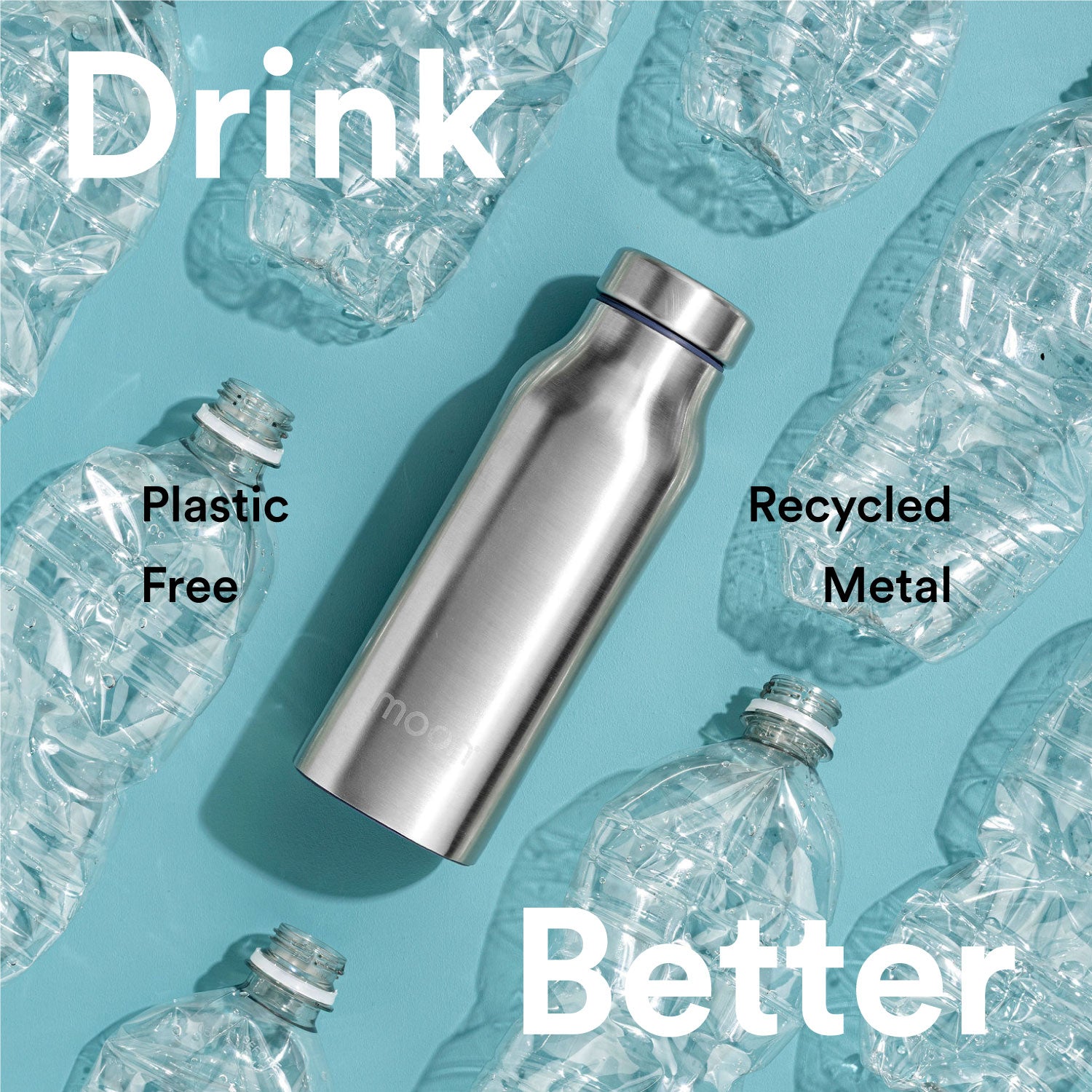 Recycled Metal Flasks - Small Vacuum Bottle - Thermal Water Flask ...