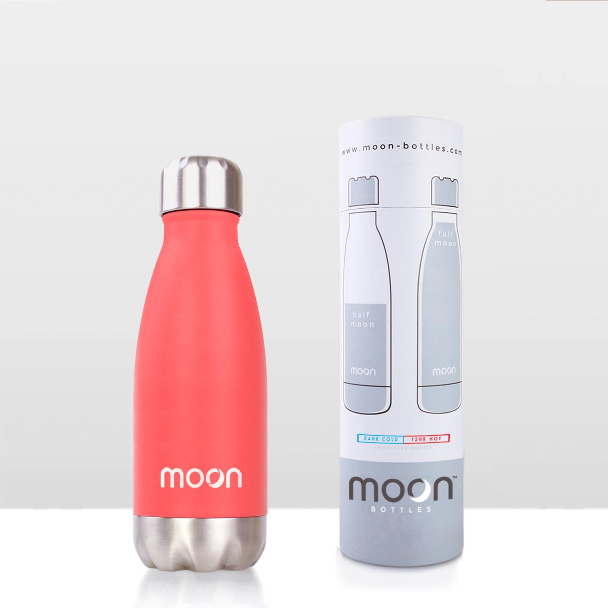 Insulated, Stainless Steel Water Bottles | Moon Bottles UK