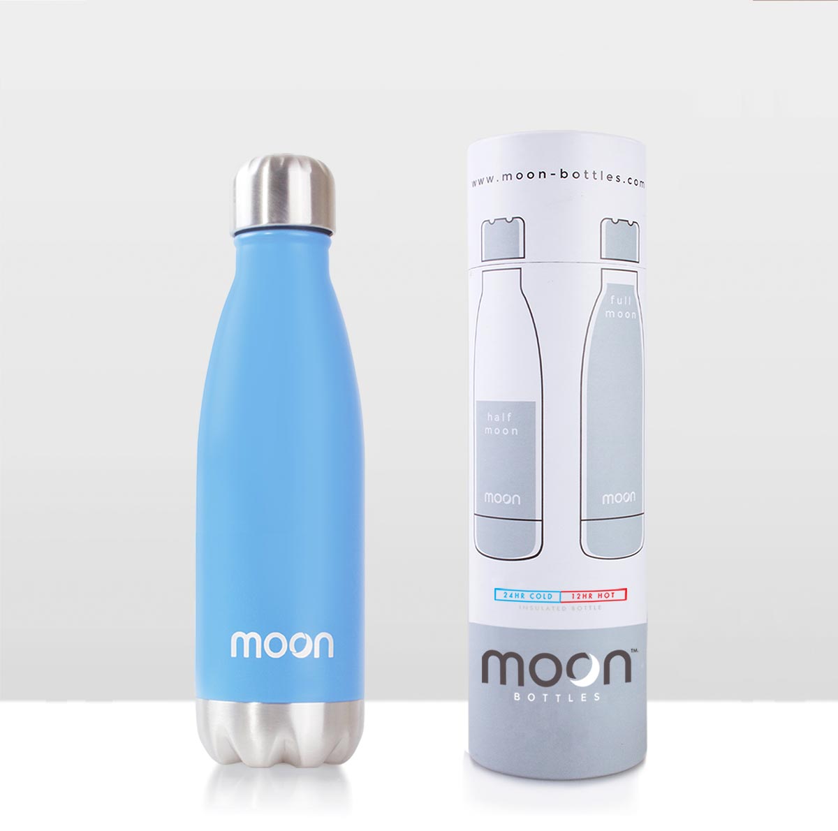 Insulated, Stainless Steel Water Bottles | Moon Bottles UK